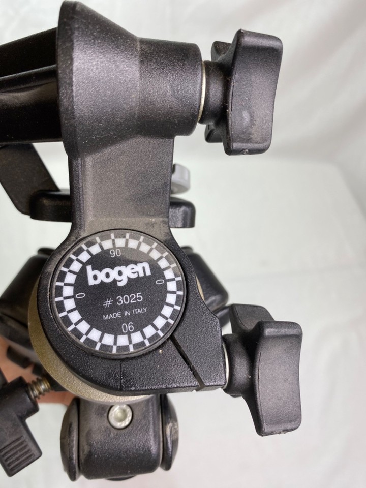 Bogen 3011 Professional Tripod W/ 3025 Head | eBay
