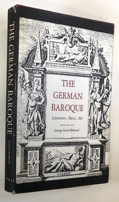 George Schulz-Behrend / German Baroque Literature Music Art 1st Edition ...