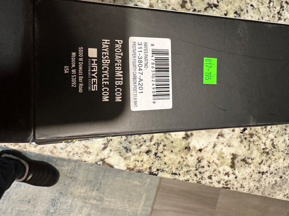 ProTaper Forty Carbon Bike Seatpost 31.6mm Zero Offset 400mm #5428 | eBay