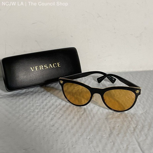 VERSACE MOD 2198 Medusa Charm Women's Black Sunglasses- 54[ ]20 145 | eBay