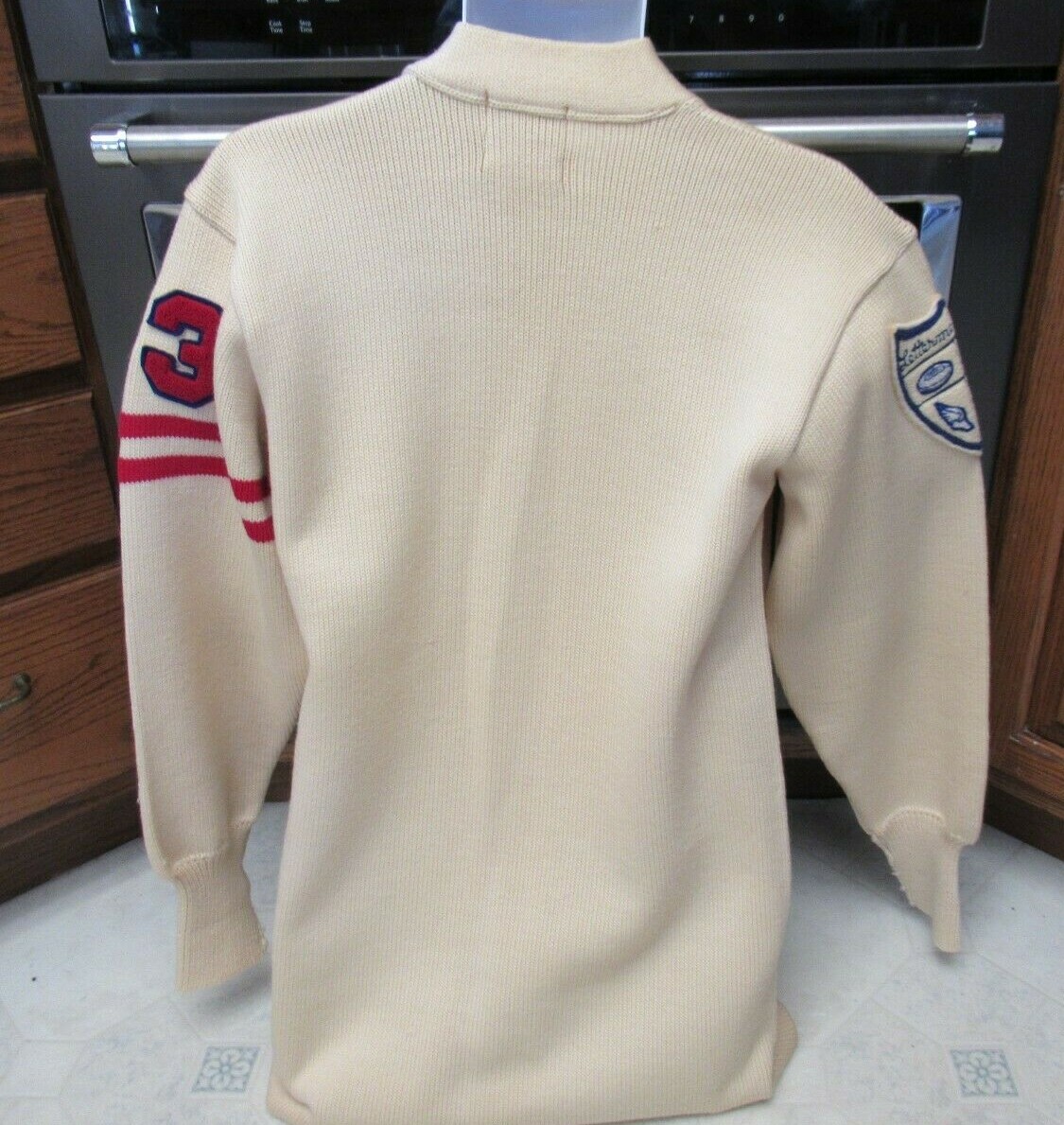1963 Vintage Lettermen's Sweater Heavy Wool Baseball … - Gem