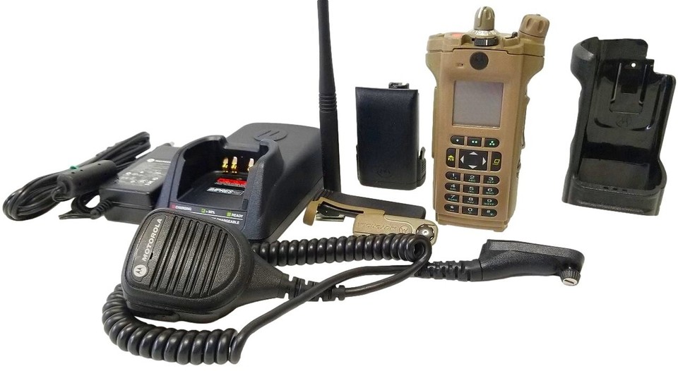 Motorola SRX 2200 Combat Military Two Way Radio VHF 136-174 MHz P25 ...