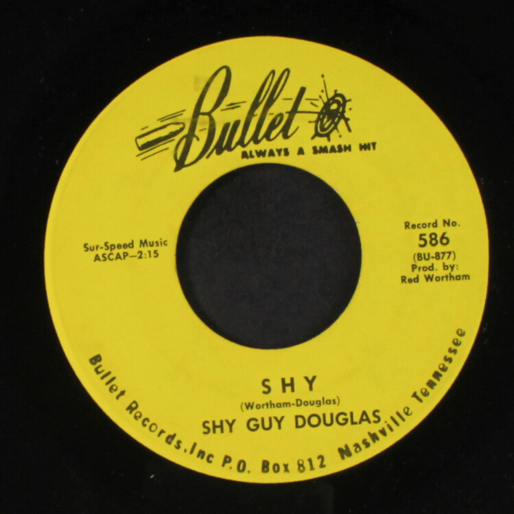 SHY GUY DOUGLAS: midnight soul / shy BULLET 7" Single 45 RPM | eBay