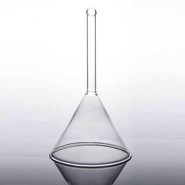 40mm - 150mm Thick Glass Funnel w/ Short Stem Chemistry Laboratory ...
