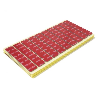 10 x NUMBER PLATE STICKY PADS 3M DOUBLE SIDED TAPE VHB NUMBER PLATE ...