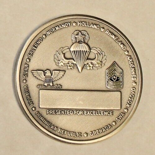 Commander 82nd Airborne 505th Parachute Infantry Rg Panthers Army ...