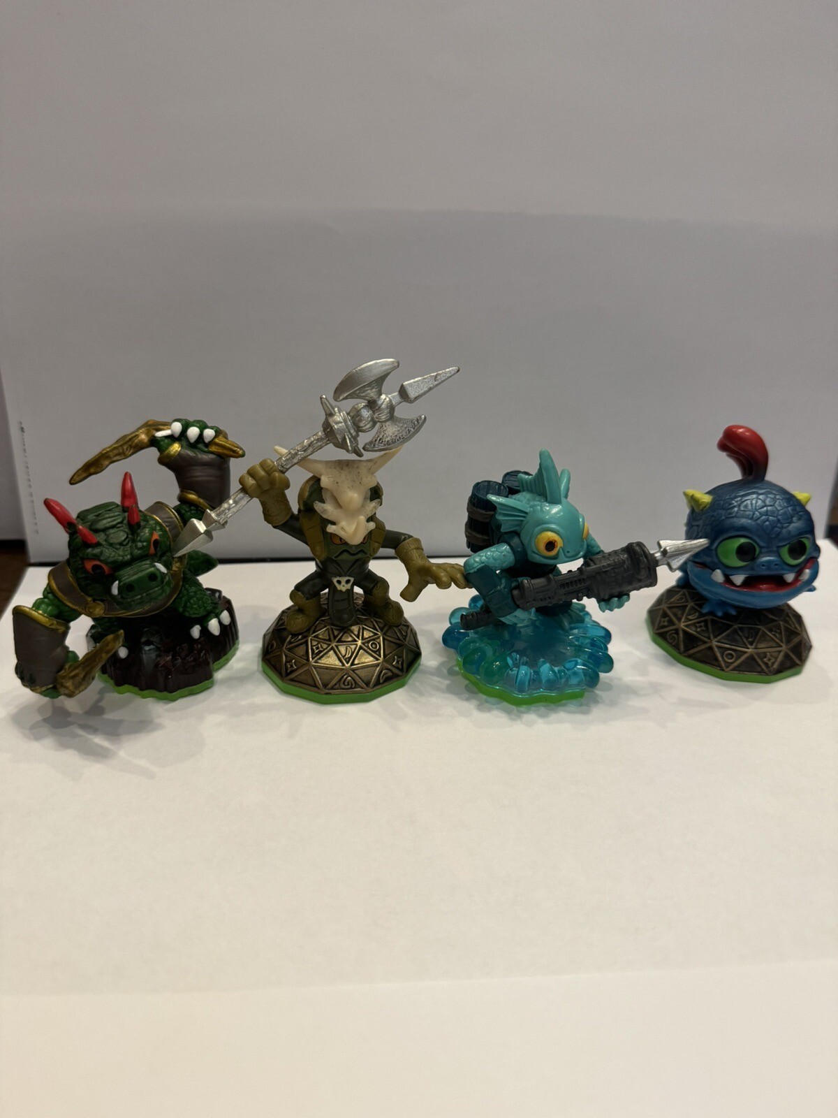 skylanders spyros adventure figures, Dino Rang, Voodoo, Gill Grunt ...