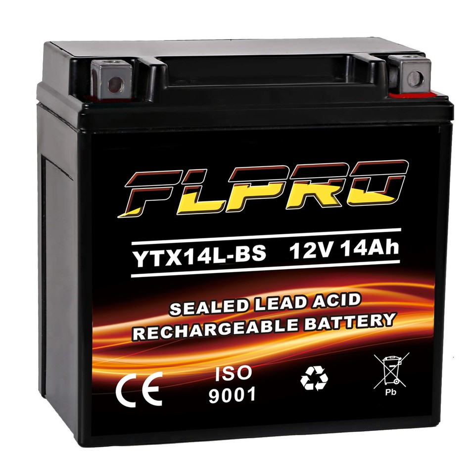 YTX14L-BS 12V 14Ah Battery for STX14L-BS, ETX14L, GTX14L-BS, WCP14L | eBay