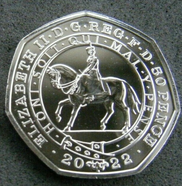 2022 50p Coin BU - Platinum Jubilee Commonwealth Games Royal Shield ...