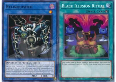 Yugioh - Relinquished Black Illusion Ritual Set 1st NM - Free ...