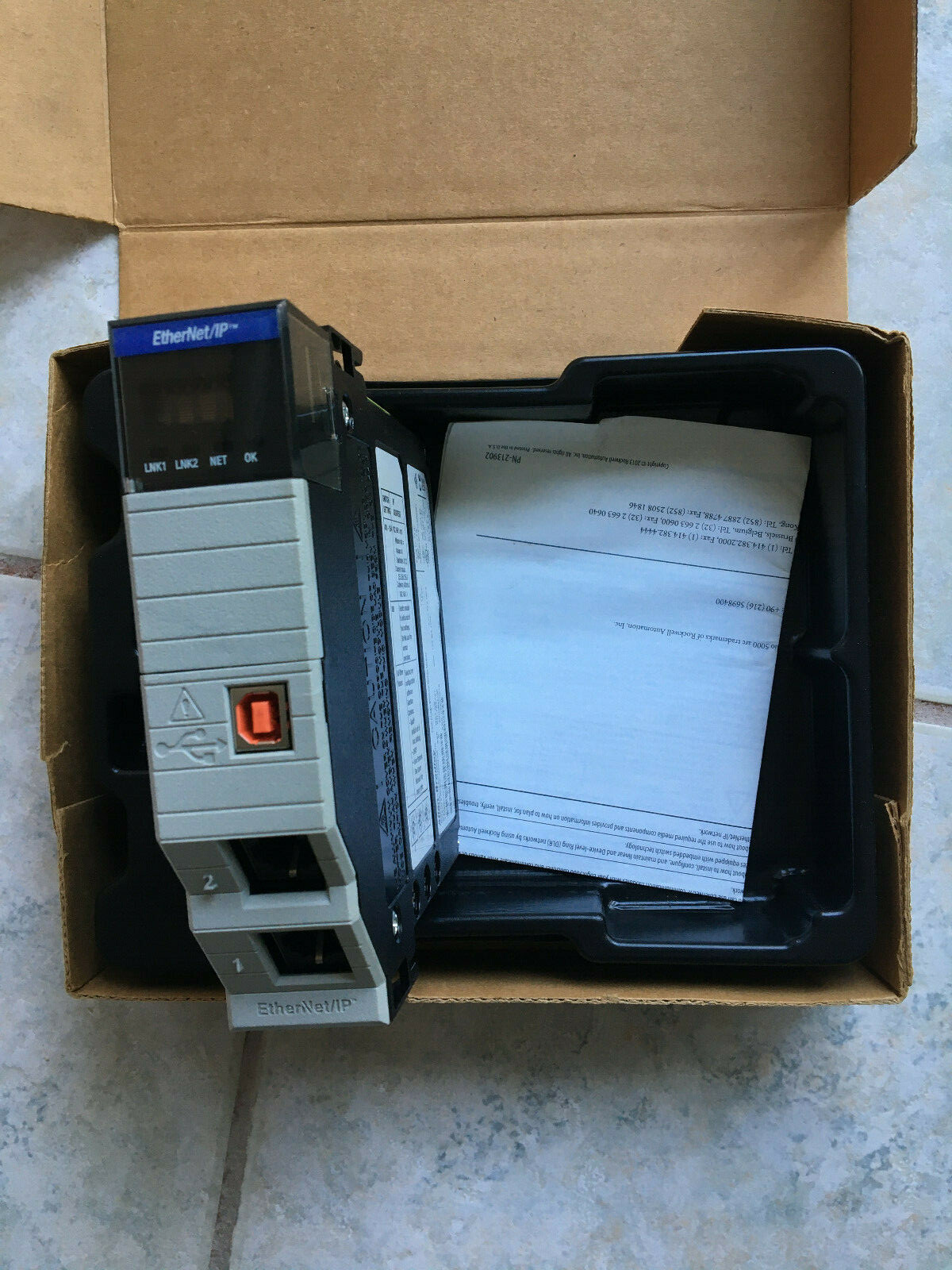 Allen Bradley ControlLogix Ethernet Motion Module 1756-EN3TR 2015 FW 10 ...