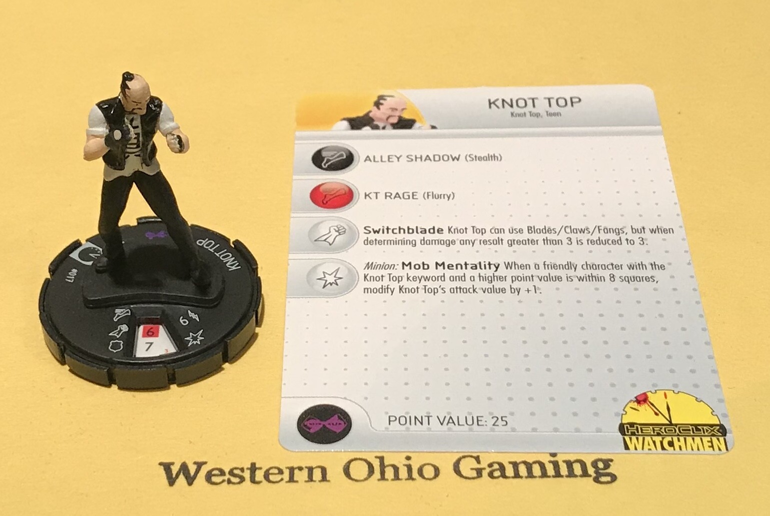 Heroclix Watchmen Top Knot #017 NEW from Collector's Boxed Set | eBay