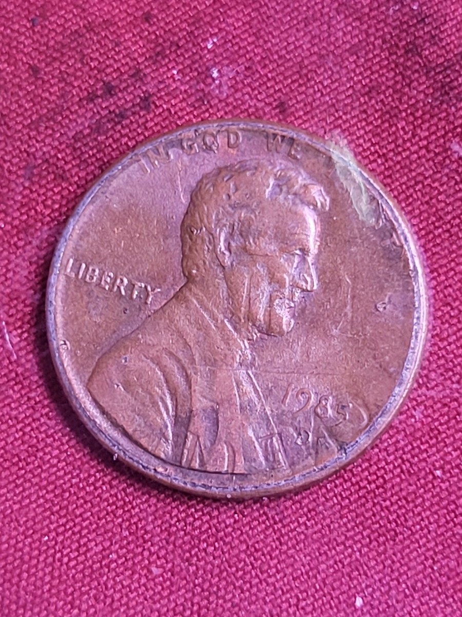 1985 Double Die Penny