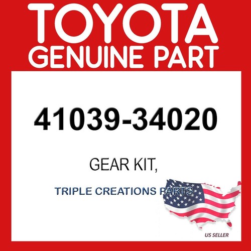 TOYOTA GENUINE 4103934020 GEAR KIT, DIFFERENTIAL 41039-34020 | eBay