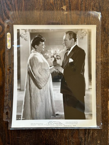 Original 1946 Hollywood Promo Photo George Raft and Sylvia Sidney Film ...