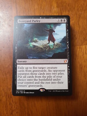 MTG Boneyard Parley Commander 2019 107/302 Regular Mythic NM | eBay