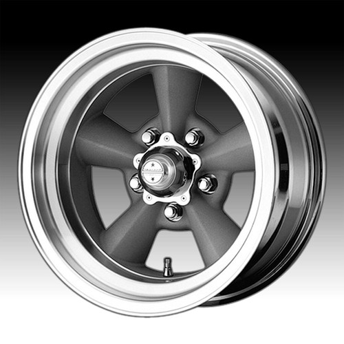 American Racing Vintage VN309 TTO Silver Machined 15x8.5 5x5 -24mm ...