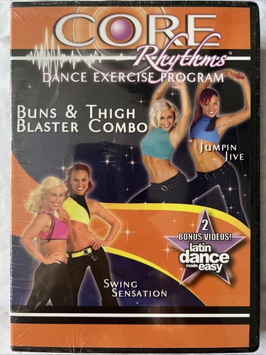 CORE RHYTHMS Dance Exercise Program BUNS Blaster & THIGH Combo 2 DVD Set New Sea | eBay