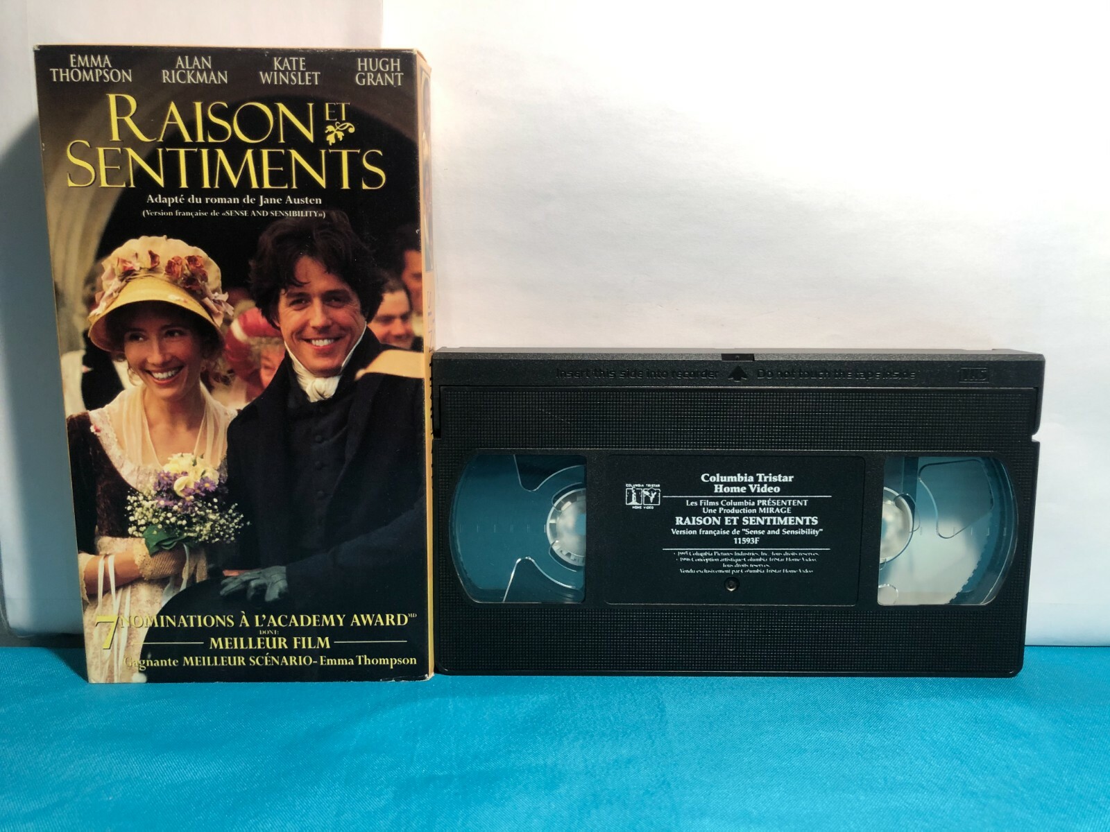 Sense and Sensibility VHS tape & sleeve FRENCH | eBay
