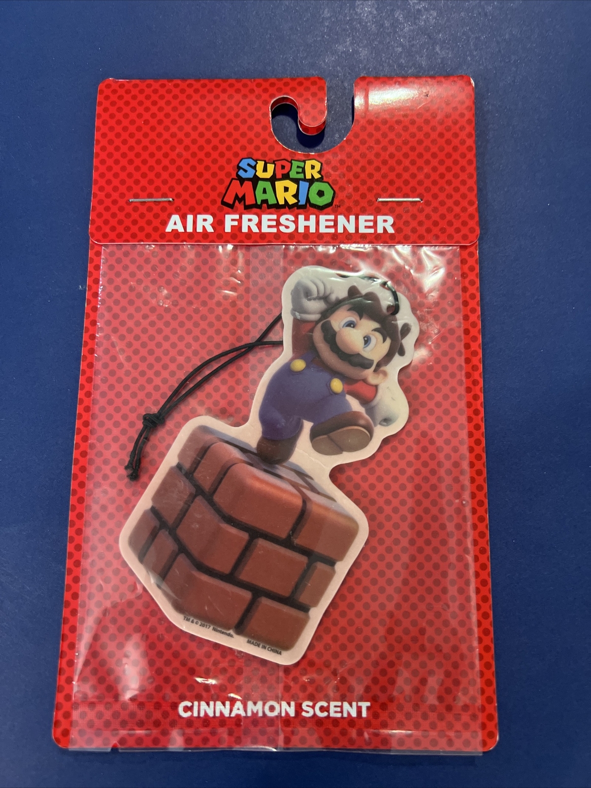 Super Mario Air Freshener Cinnamon Scent Nintendo Air Freshener - NEW ...