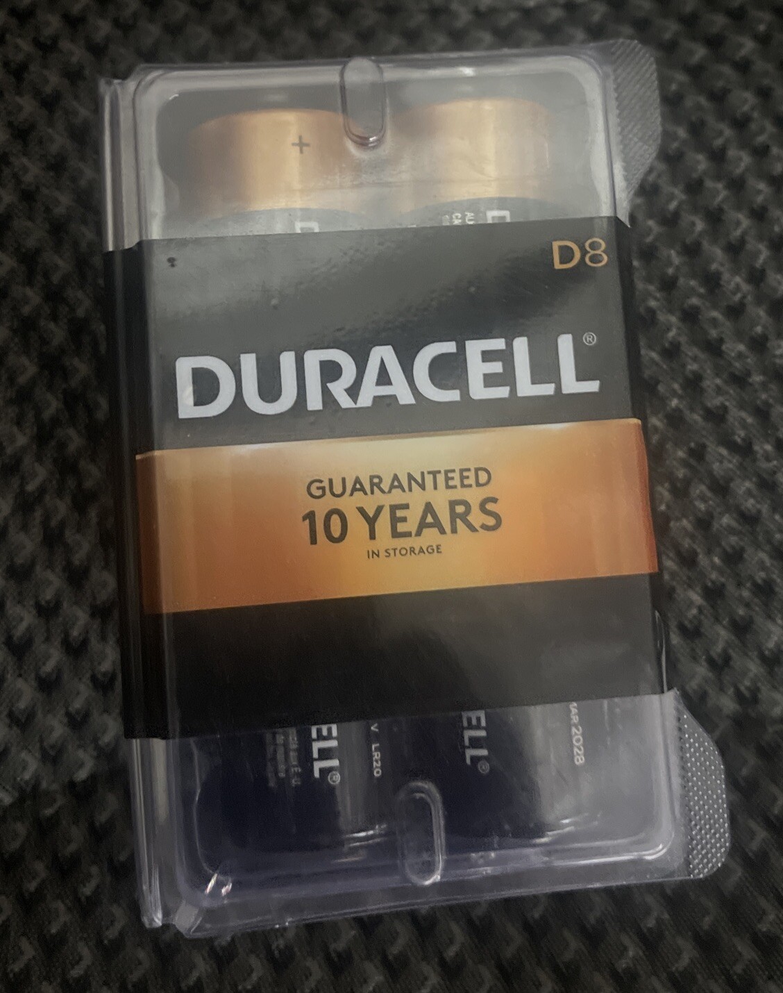 Duracell D8 Batteries~ 8 Ct Pack~ Exp. Mar 2030~ NEW SEALED! - Picture ...