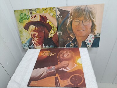 John Denver - 3 LP Vinyl Album LOT - Greatest Hits - Windsong - An ...