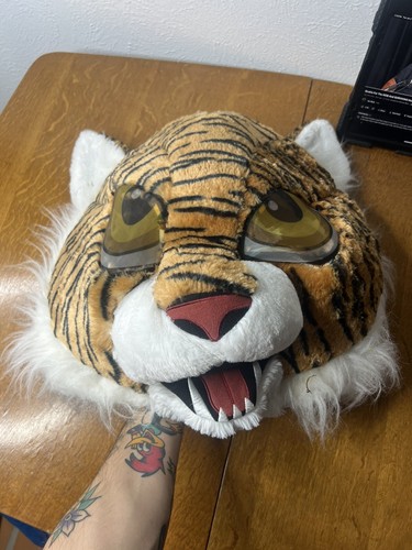 Maskimals Tiger Big Greeter Head Costume/Mask - Gem