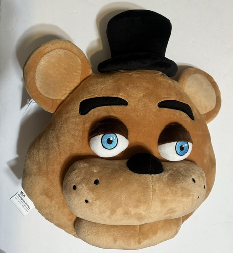 NECA FNAF Freddy Fazbear Head Throw 3D Pillow Five Nights At Freddy’s ...