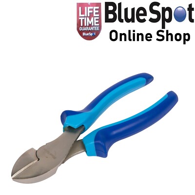 SIDE CUTTER PLIERS 180mm 7inch HEAVY DUTY SOFT GRIP CUTTING PLIER BLUE ...