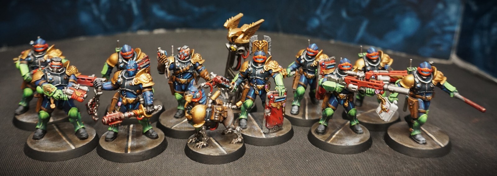 Kill Team: Exaction Squad Adeptus Arbites painted Warhammer 40k Judge ...