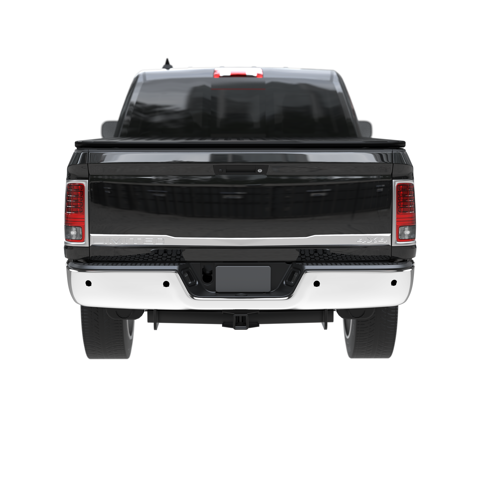 Chrome Rear Bumper For 2009-18 Dodge Ram 1500 Sensor Holes w/o Dual ...