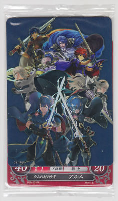 Fire Emblem 0 Cipher Promo Alm P08-001PR Holo Marker C91-PBC Set Sealed ...