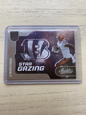 Jamarr Chase 2022 absolute football Star Gazing #SG-17 Bengals | eBay