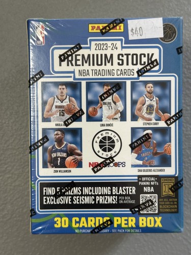 2023-24 Panini Premium Stock Basketball 6-Pack Blaster Box Sealed Wemby ...