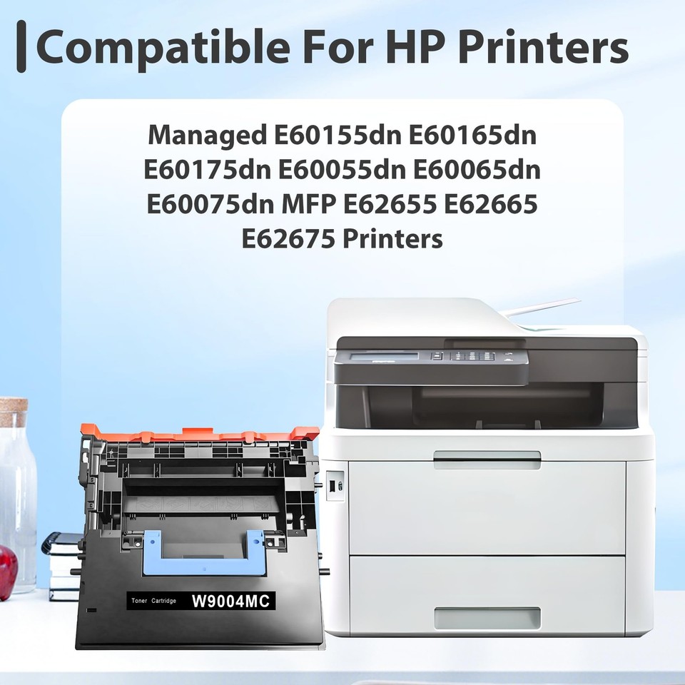 W9004 W9004MC Toner Cartridge Black with Chip Replacement for HP ...