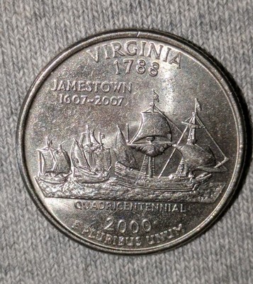 2000-P Virginia State Quarter Extra Shiny Excellent Condition | eBay