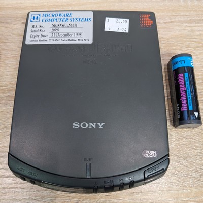 Sony CD-ROM/PLAYER Discman Portable MODEL PRD-250 Untested | eBay