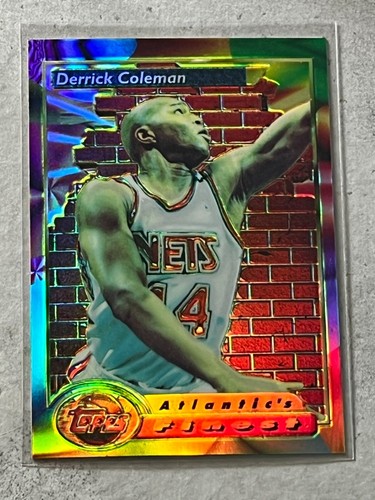 1993-94 Topps Finest Derrick Coleman Refractor #98 New Jersey Nets | eBay