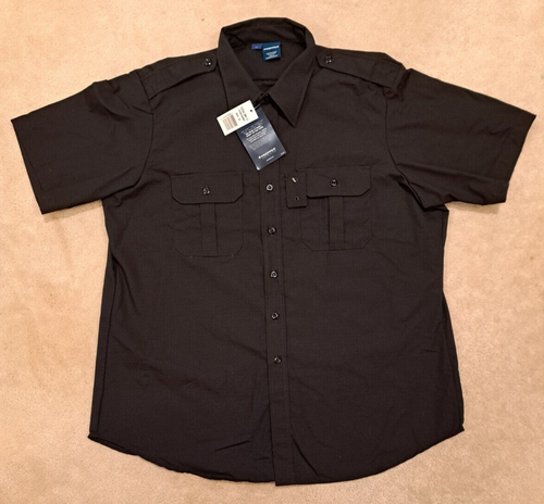 Propper Short Sleeve Tactical Dress Shirt - Black Size XL - F5301 - New w/Tags | eBay