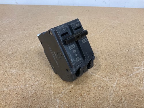 GENERAL ELECTRIC THQB220 CIRCUIT BREAKER 20 AMP 2P 120/240V | eBay
