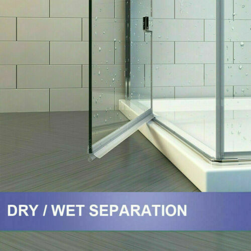 Rubber Plastic Bath Shower Screen Door Seal Strip for 4-6mm Glass Gap ...