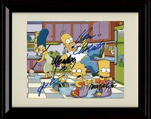 16x20 Framed Simpsons Autograph Promo Print - Cast Signed Family ...