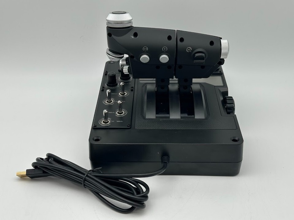 Logitech X56 H.o.t.a.s. RGB Throttle and Stick Simulation Controller ...