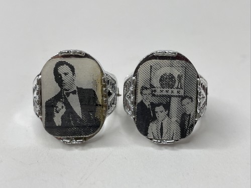 Lot Of 2 Man From Uncle Flicker Flasher Rings RARE | eBay