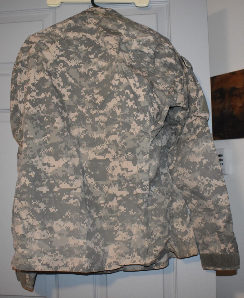 US Army Mens Combat Uniform ACU Summer Trousers Top Blouse Men Medium ...