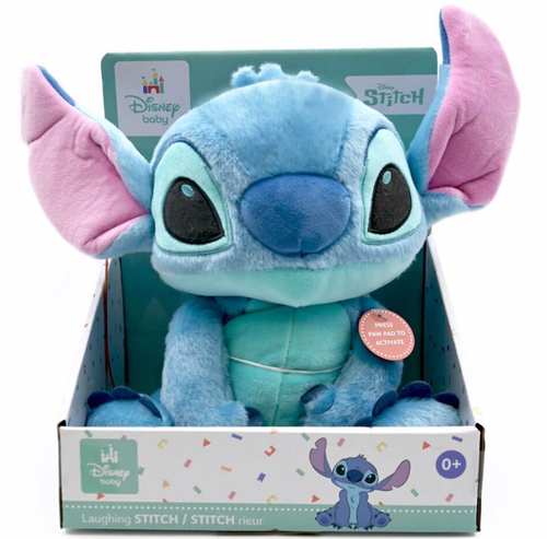 ~ ️~DISNEY Animated Talking STITCH Musical baby/kids gift Spinning Soft ...