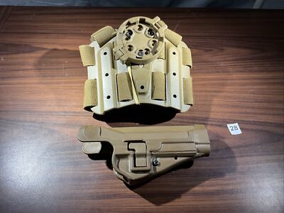 NOS Surplus Blackhawk Serpa Leg Holster Rig for Beretta M9 Pistol ...