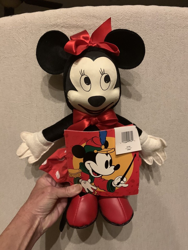 12” Vintage Gund Plush Cloth Disney Minnie Mouse Original Tagged #510 ...