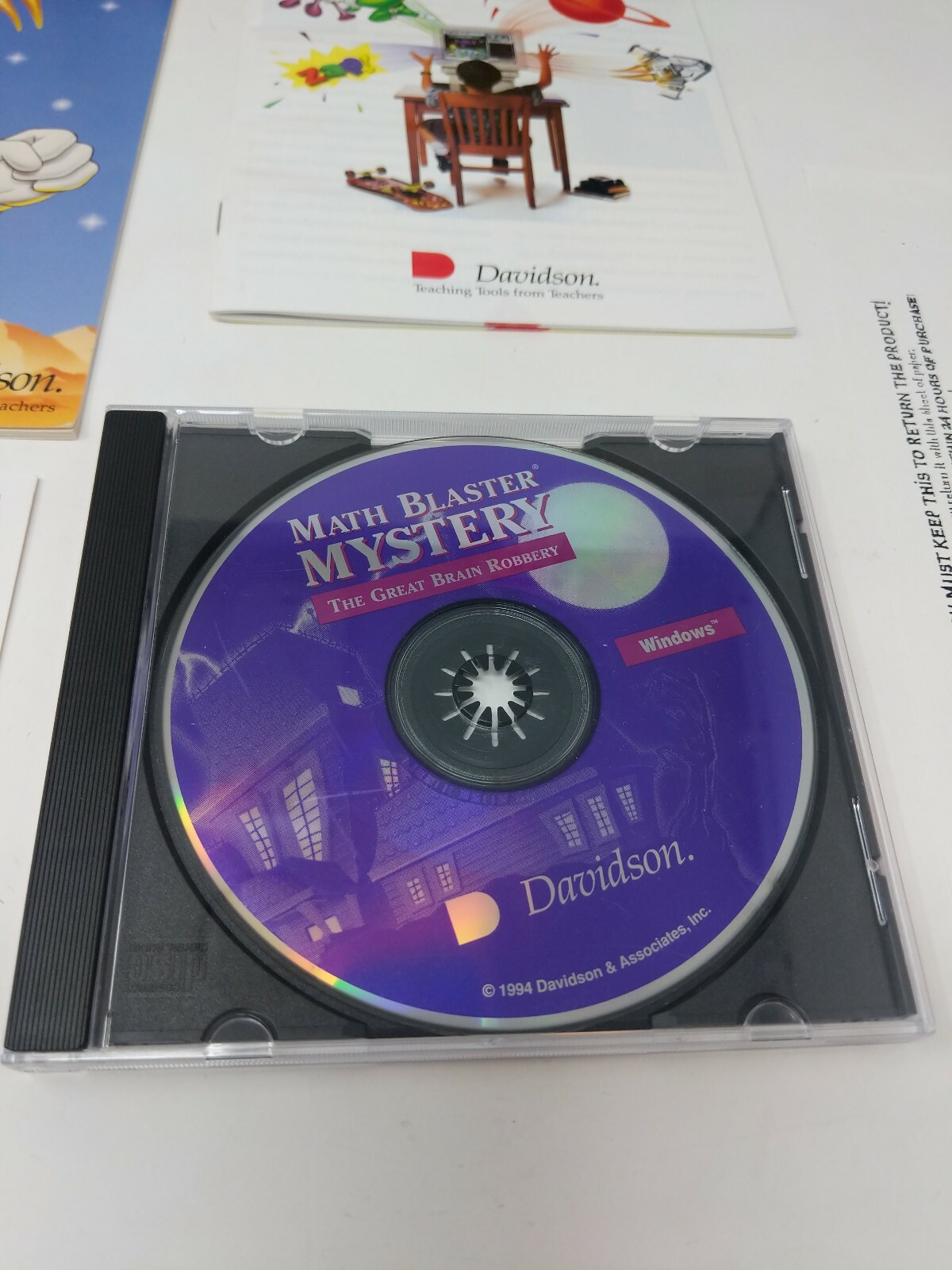 Davidson Math Blaster Mystery Pre-Algebra Ages 10 - Adult Windows/Mac ...