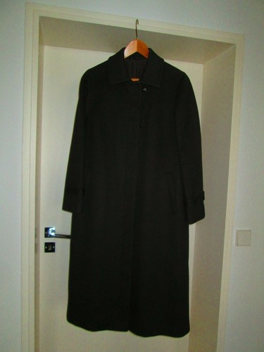 del Mod - REINER SCHURWOLLMANTEL -GRÖßE 42 - DUNKELBRAUN - HÖCHSTE ...